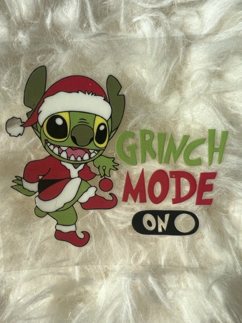 Grinch Mode - UV DTF 2.5" Ornament Decal – Curly Vine Design Co